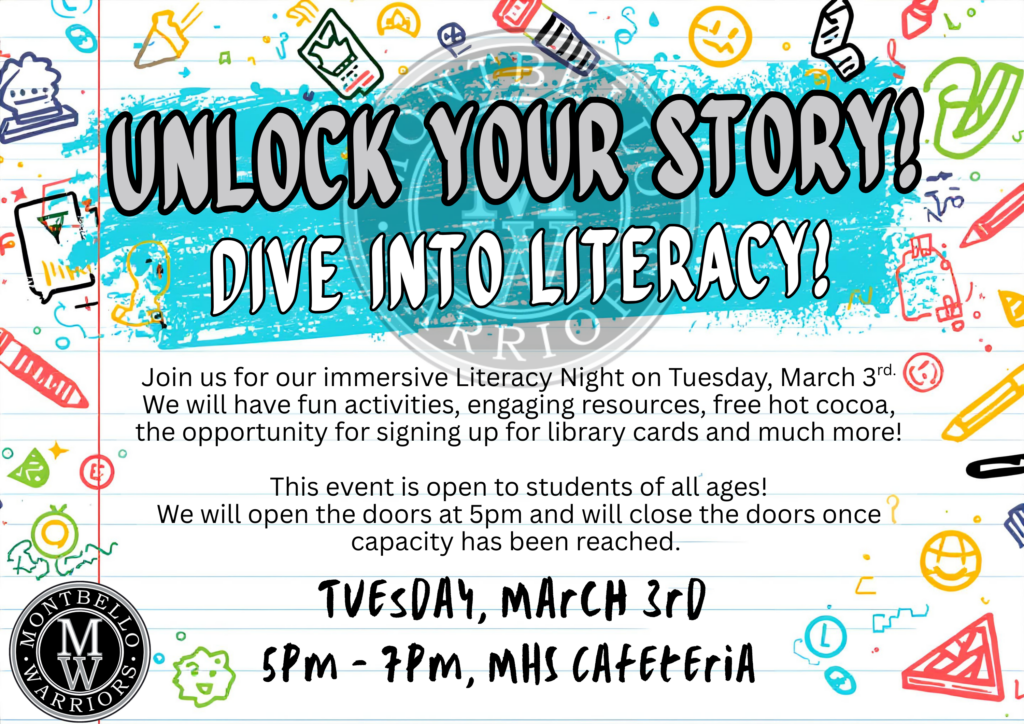 Montbello High School » Literacy Night – Dive into Literacy!