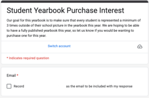 Montbello High School » Yearbook Survey